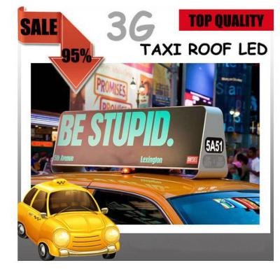 China 3G GPS Taxi Top LED Display for sale