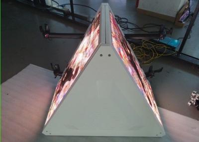 China Digital Taxi Led Display Taxi Roof Top Signs 3G Wireless Control for sale