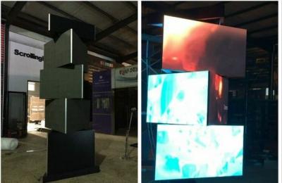 China Stereo LED Cube Display for sale
