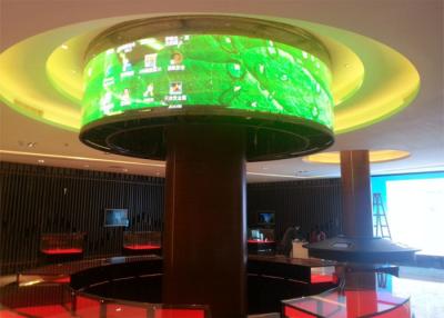 China COB Curve Flexible LED Screens High Density P4 For Indoor Hall for sale