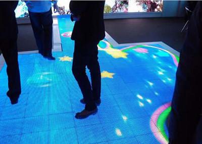 China SMD 3535 Slim Interactive LED Floor IP65 Waterproof 500mm × 500mm for sale
