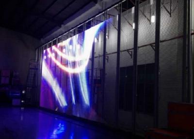China Ultra-thin( 10mm) see-through Transparent LED display full color Video glass screen for sale
