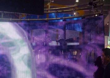 China Soft Led Flexible Screen Full Color Large Led Dot Matrix Displays for sale