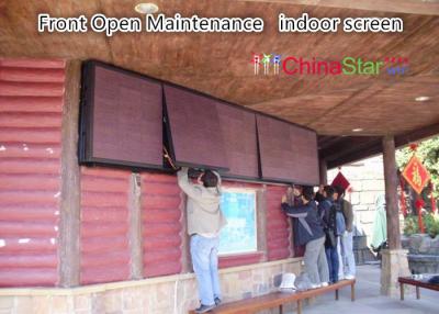 China IP40 Indoor Front Service LED Display Advertising Screen Energy Saving for sale