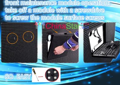 China Horizontal Front Service Led Displays , LED Video Display Wide View Angle for sale
