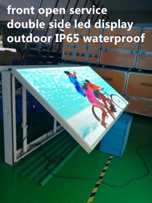 China Front Open Digital Led Billboard , Outdoor Programmable Led Signs for sale