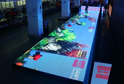 China Outdoor P4.81 Illuminated Dance Floor Interactive Screen With Radar Touch System for sale