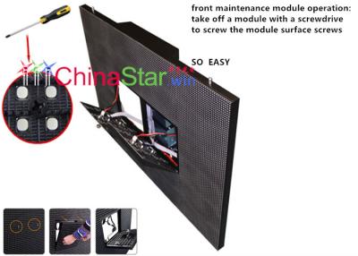China 7000nit High Brightness P10 Front Service LED Display Module for sale