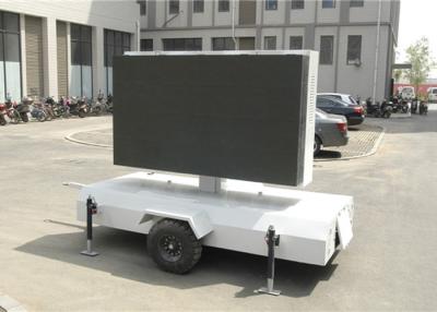 China Full Color P10 trailer mounted led screen Display / led trailer sign for sale