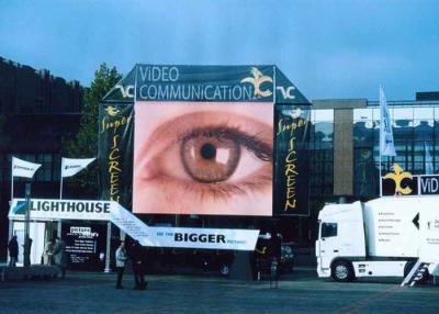 China Outdoor Waterproof Vehicle Led Display , Custom Mobile Led Screen Advertising for sale