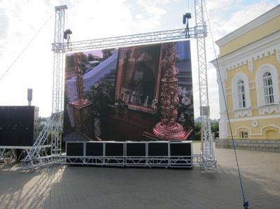 China P6 Outdoor Advertising Led Display Screen Big View Angle Horizontal140° Vertical 140° for sale