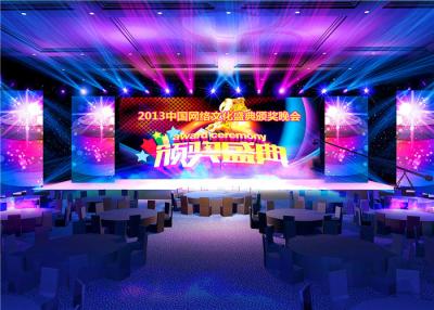 China IP43 High Definition Full Color Led Signs , Large Led Stage Screen 250x250mm Module for sale