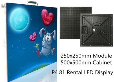 China Full Color HD P4.81 Indoor Stage Led Screen Display Rental Super Clear Vision for sale