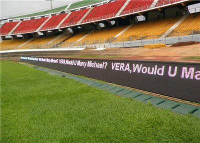 China Sport Stadium LED Display P10 , IP65 Perimeter Outdoor LED Billboards Waterproof for sale
