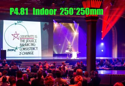 China P4.81 Indoor HD LED Stage Display for Background Display Screen Advertising Video Playing for sale