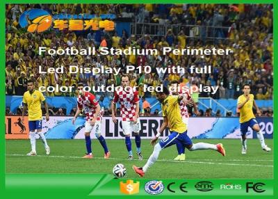 China Rgb Football Stadium Led Display Outdoor , P10 Led Advertising Display for sale