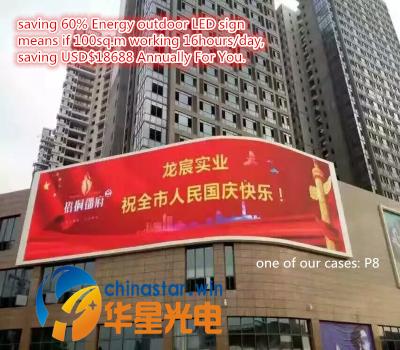 China Saving 60% Energy Led Advertising Billboard Outdoor LED Display Screen for sale