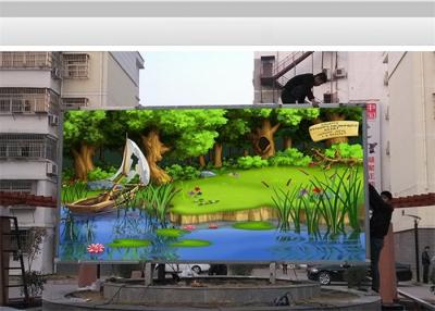 China Fixed Install P6 Led Billboard Outside Advertising , Large Led Video Panel 768 X 768mm for sale