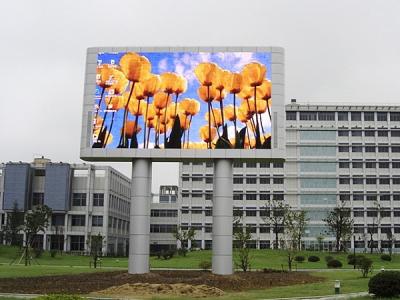 China Energy Saving Outdoor Led Advertising Display P8 Full Color LED Panel 1/4 Scan for sale