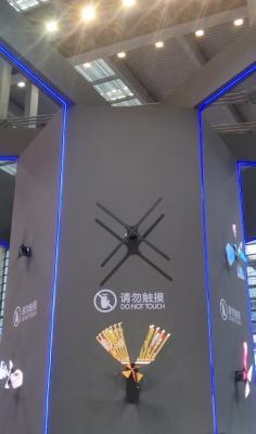 China Advertising LED display 3D led fan display hologram 4blads 50cm 70cm 100cm diameter for sale