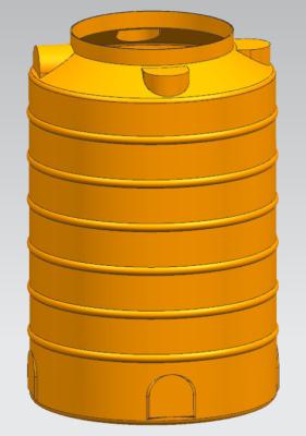 China Custom Strong Impact Resistance Roto Mould Water Tank Oxidation Resistance for sale
