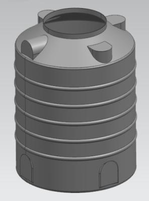 China 500 Liters Roto Mould Water Tank Strong Impact Resistance for sale