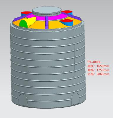 China 4000 Liters Roto Mold Water Tank Non Toxic Tasteless for sale