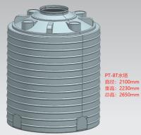 China Eight Thousand Liters Roto Mould Water Tank 8T Forging for sale