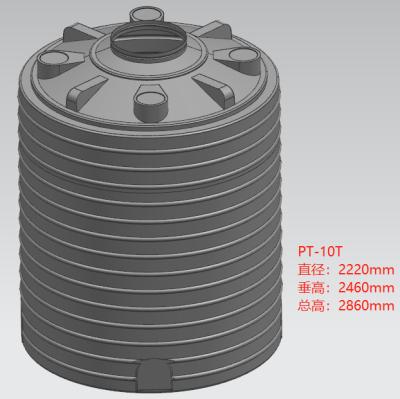China Ten Tons Rotomould Water Tanks Steel High Hardness for sale
