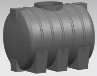 China 1000L Rotational Moulded Polyethylene Water Tanks 260 Gallon chemical resistance for sale