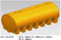China 25T Horizontal Water Tank Mold High Hardness Strong Impact Resistance for sale