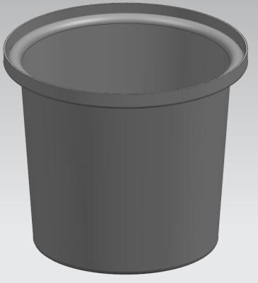 China 70L Bucket Mould 18 Gallon High Hardness Non Toxic for sale