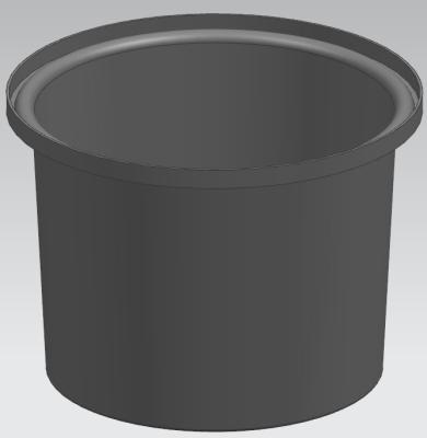 China Short Round 100 Liters Custom Roto Moulding 2.5 To 3mm for sale