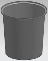China Round 300L Bucket Mould High Hardness 840x665x850mm for sale