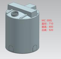 China 300 Ltr Chemical Dosing Tank 79 Gallons No Welding for sale