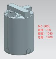China 132 Gallons Custom Roto Moulding High Hardness 500 Liters for sale