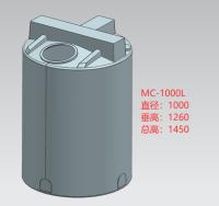 China 264 Gallon Round Rotational Molding Molds 1000 Liter for sale