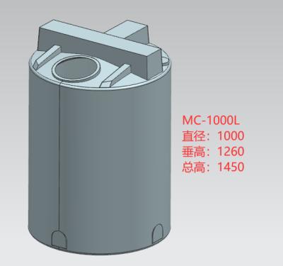 China 264 Gallon Round Rotational Molding Molds 1000 Liter for sale