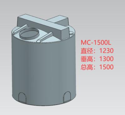 China 1500 Liters Round Prototype Rotational Molding 396 Gallons for sale