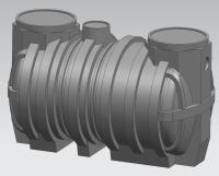 China 1000 Liter Septic Tank Mold Strong Impact Resistance for sale