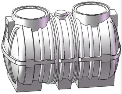 China 1000 Liter Septic Tank Mold Strong Impact Resistance for sale
