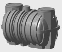 China 1200L Septic Tank Mold High Tensile Strength Oxidation Resistance for sale