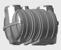 China 1200L Septic Tank Mold High Tensile Strength Oxidation Resistance for sale