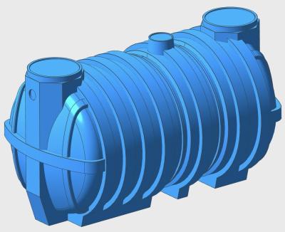 China 3000L Septic Tank Mold Forging High Hardness No Welding for sale