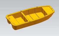 China High Tensile Strength Rotomolding 2.5 Meter Mold Boat for sale