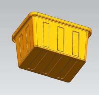 China One hundred thirty liters of square box mold for making plastic products for sale