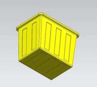 China One hundred ninety liters of square box mold for making plastic products for sale