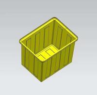 China One hundred ninety liters of square box mold for making plastic products for sale