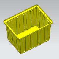 China Two hundred fifty liters of square box mold for making plastic products for sale