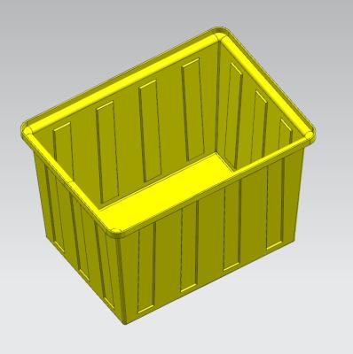 China Two hundred fifty liters of square box mold for making plastic products for sale